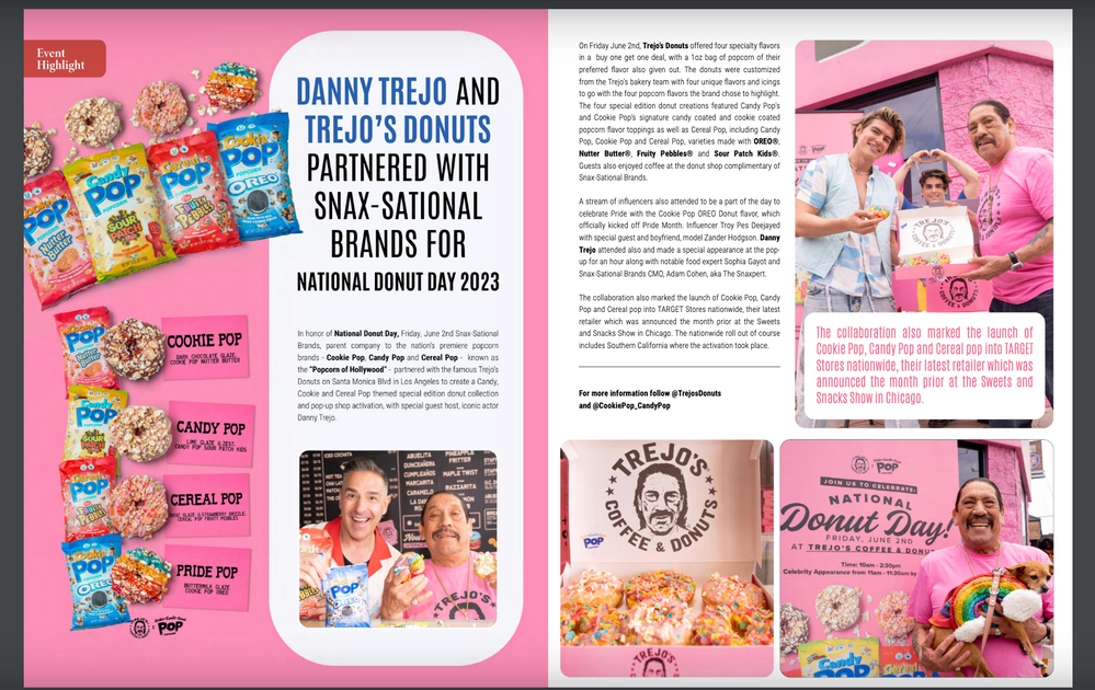 Trejo's Donuts Partnered with Snax-Sational Brands for National Donut ...