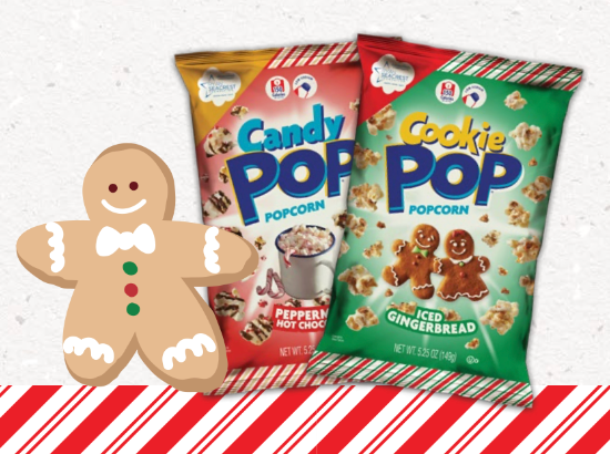 Cookie Pop Iced Gingerbread and Candy Pop Peppermint Hot Chocolate Hit ...
